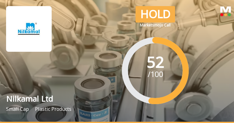 Nilkamal Upgraded to 'Hold' Rating by MarketsMOJO, Strong Debt Servicing and Attractive Valuation
