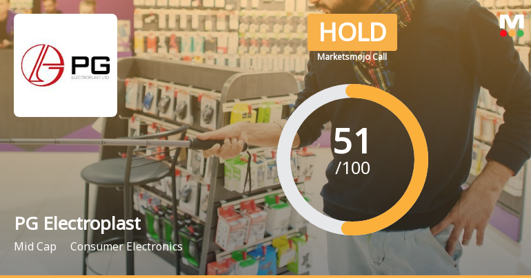 PG Electroplast Receives 'Hold' Rating Upgrade from MarketsMOJO, Showing Strong Growth and ...
