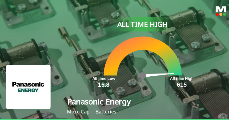 Panasonic Energy India Company's Stock Reaches All-Time High ...