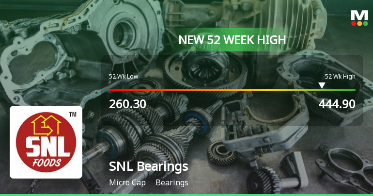 SNL Bearings Hits 52-Week High and Shows Consistent Growth in the ...