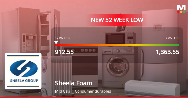 Sheela Foam Ltd. Hits 52-Week Low, Receives 'Strong Sell'...