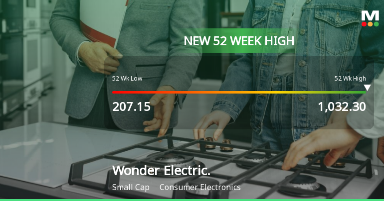 Wonder Electricals Hits 52-Week High, Outperforms Sector and Sensex
