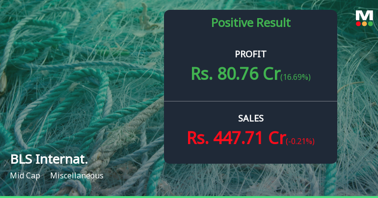 BLS International Services Reports Positive Financial Performance in Q1 ...