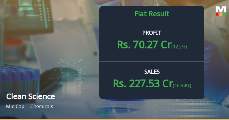 Clean Science & Technology Reports Flat Performance in Q1 2024, with ...