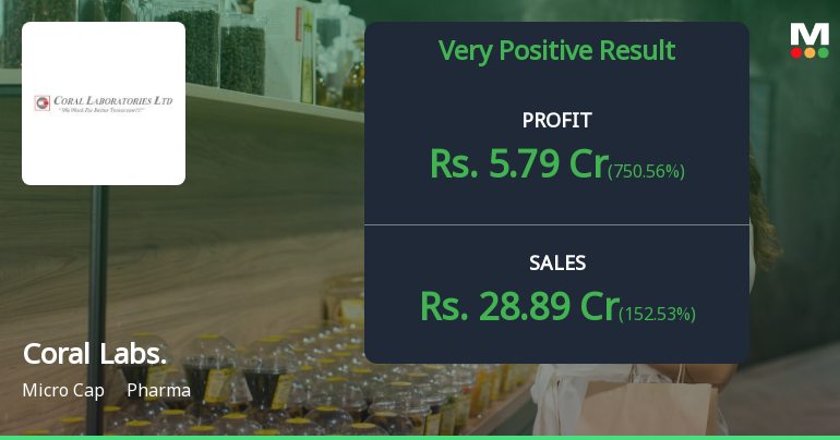 Coral Laboratories Reports Impressive Financial Results for Q1 2024 ...