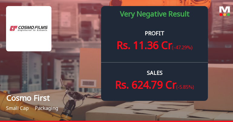 Cosmo First's Financial Results for Q1 2024 Show Negative Trends ...
