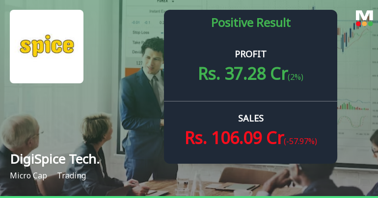 DigiSpice Technologies sees positive growth in profits, but sales decline raises concerns