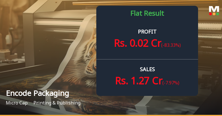 Encode Packaging India Shows Promising Growth in Recent Financial Results