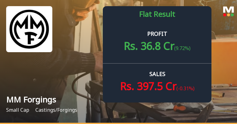 MM Forgings' Q4 financial results show improved operating profit and ...