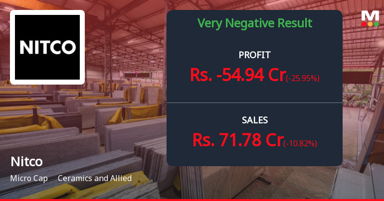 Microcap company Nitco reports significant decline in financial ...