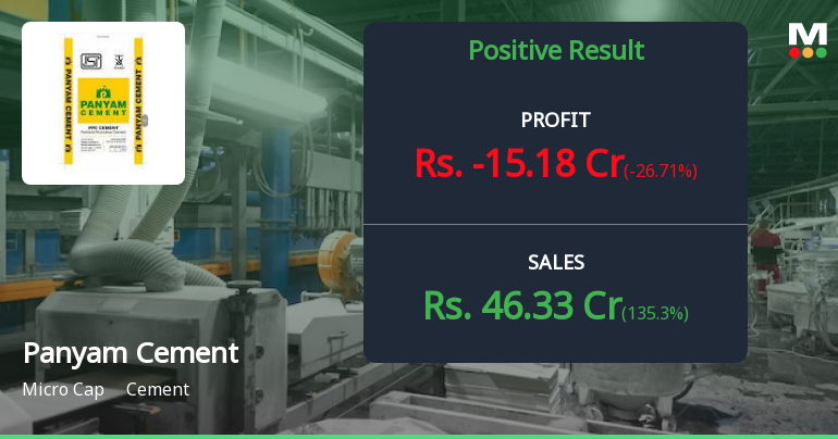 Panyam Cements & Mineral Industries Shows Positive Financial ...