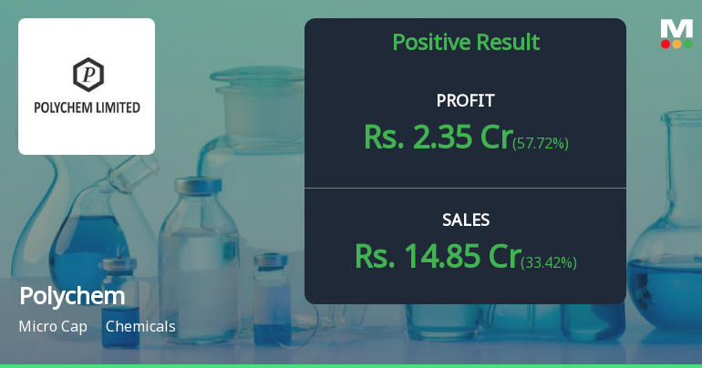 Polychem Reports Positive Financial Performance in Q1 202...