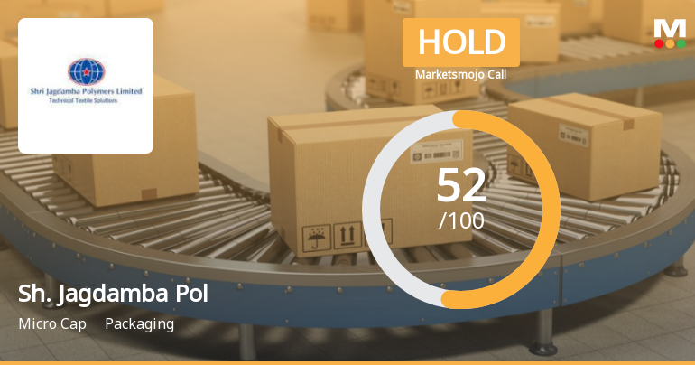 MarketsMOJO Upgrades Shri Jagdamba Polymers to 'Hold' Based on Strong Management Efficiency and ...