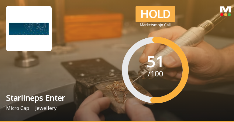 Starlineps Enterprises Receives 'Hold' Rating from MarketsMOJO, Shows Positive Growth but ...
