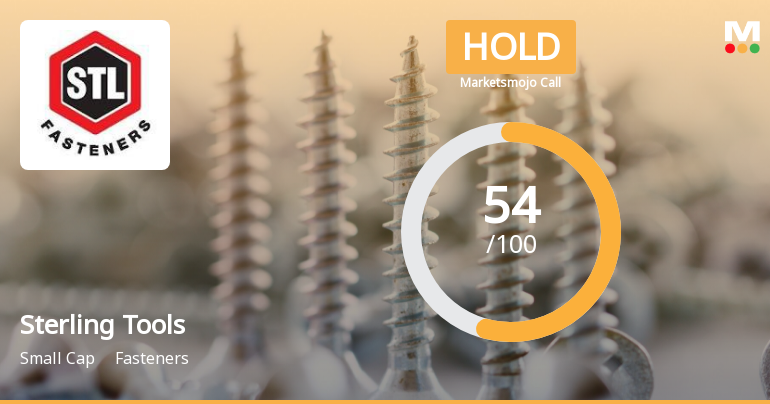 Sterling Tools upgraded to 'Hold' by MarketsMOJO, shows strong debt management and positive results.