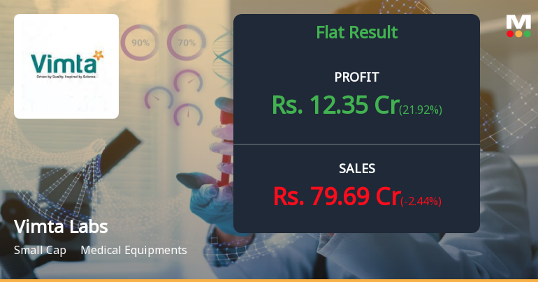 Vimta Labs' Q4 financial results show improved efficiency and mixed performance