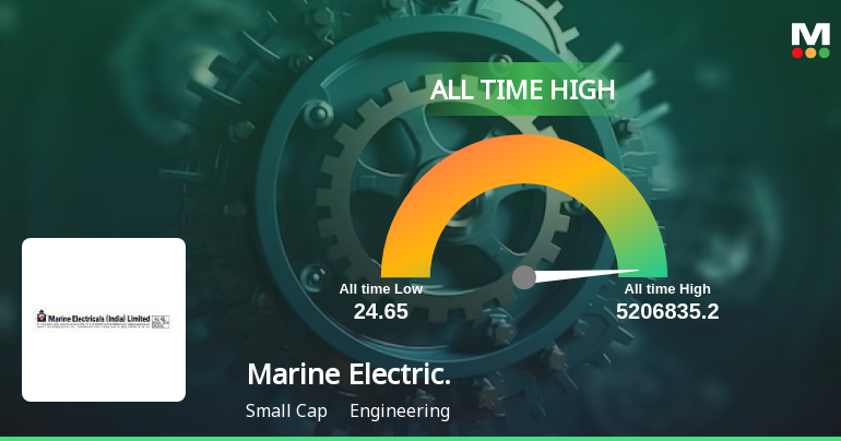 Marine Electricals (India) Ltd Surges to All-Time High, Outperforms ...