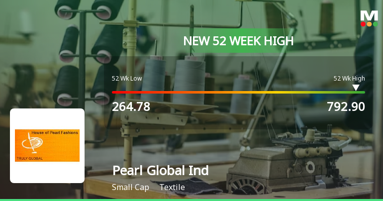 Pearl Global Industries Surges to 52-Week High, Outperforming Sector ...