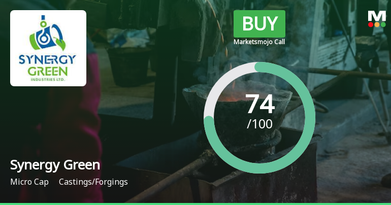 Synergy Green Industries Receives 'Buy' Rating from MarketsMOJO, Shows ...
