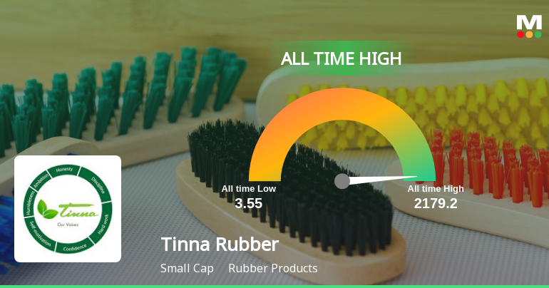 Tinna Rubber & Infrastructure Ltd's Stock Reaches All-Time High ...