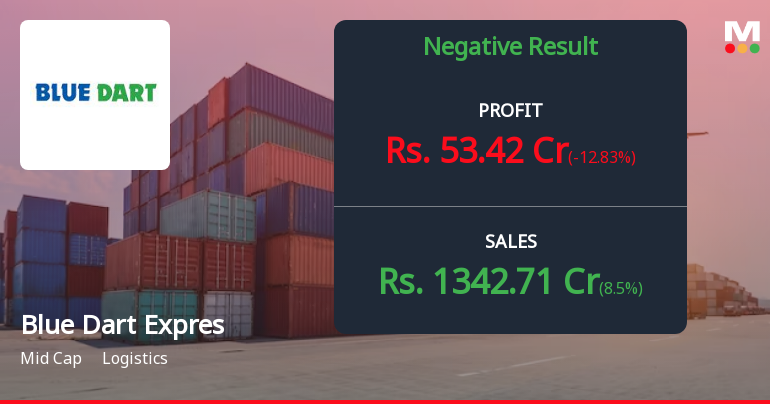 Blue Dart Express sees negative performance in Q1 FY25, debt-equity ratio at lowest in 5 years