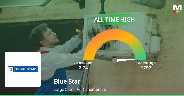 Blue Star Ltd. Reaches All-Time High in Stock Price, Show...