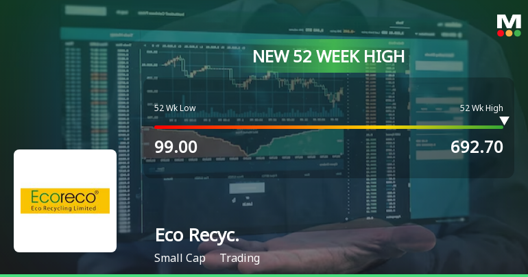Eco Recycling's Stock Price Surges, Outperforms Market with 52-Week High