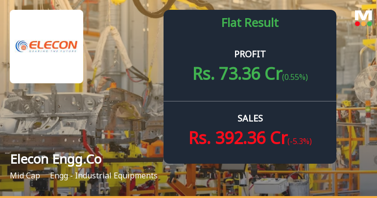 Elecon Engineering Company's Q1 financials show mixed performance ...
