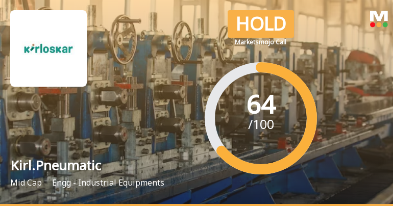 Kirloskar Pneumatic Company Shows Positive Results, But Downgraded to 'Hold' by MarketsMOJO