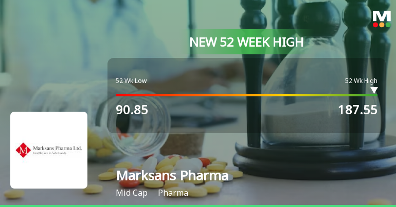 Midcap Pharma Company Marksans Pharma Hits 52-Week High, Outperforms ...
