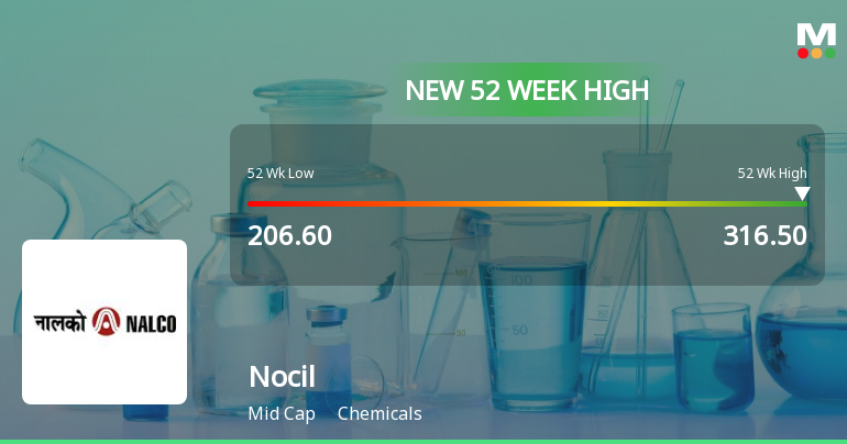 Nocil Ltd. Surges to 52-Week High, Outperforming Sector and Showing ...