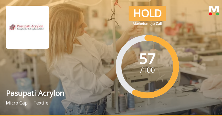 Pasupati Acrylon Receives 'Hold' Rating from MarketsMOJO, Shows Positive Growth in Q4 2024