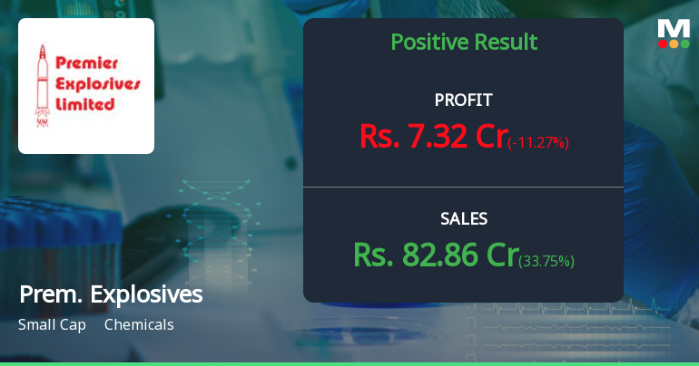 Premier Explosives Reports Positive Financial Performance in Q1 FY25 ...