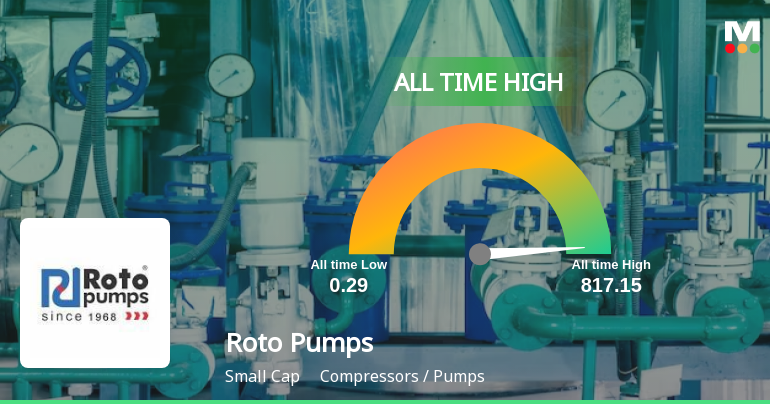 Roto Pumps' Stock Reaches All-Time High, Outperforms Sector and Moving ...