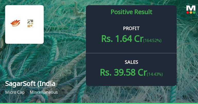 SagarSoft (India) Reports Strong Growth in PBT and PAT for Q1 FY25