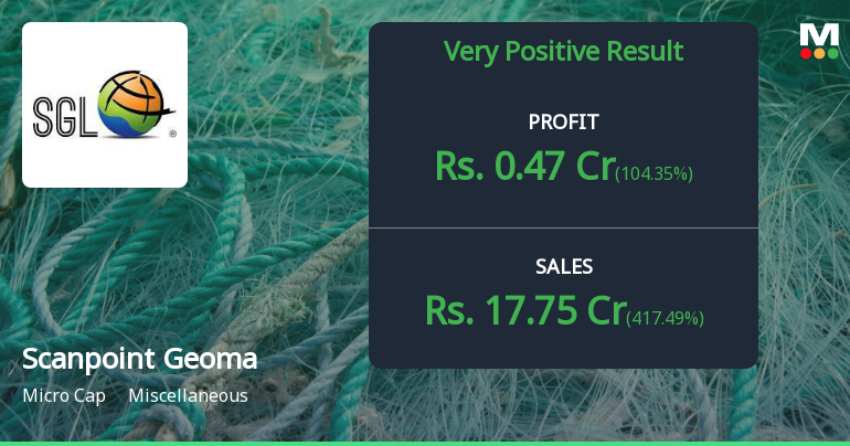 Scanpoint Geomatics Shows Strong Growth in Sales and Profit for Q1 FY25
