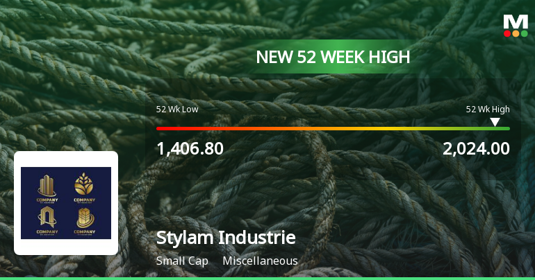 Stylam Industries' Stock Price Surges to 52-Week High, Outperforming ...