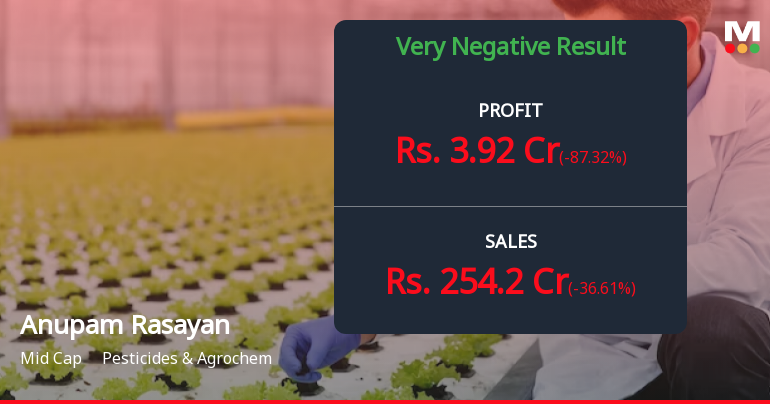 Anupam Rasayan's Q1 FY25 Financial Results Show Significant Decline ...
