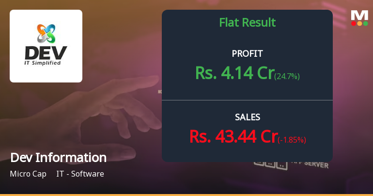 Dev Information Technology Reports Positive Growth in PAT and PBT for ...