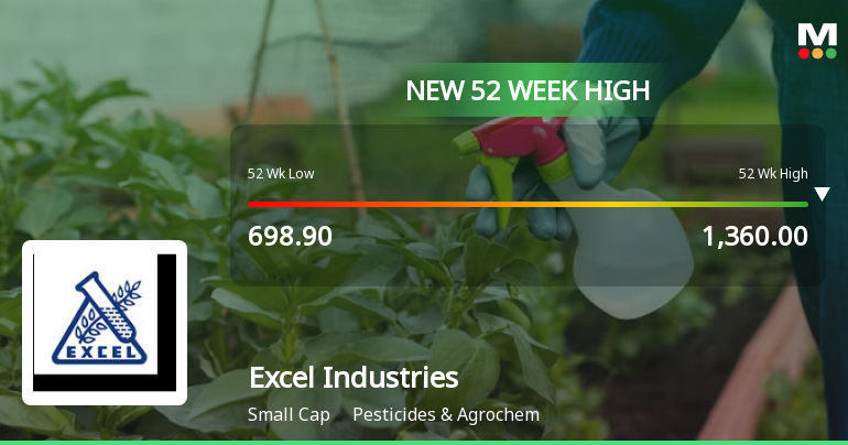 Excel Industries' Stock Reaches 52-Week High, Outperforms Sector by 6.57%