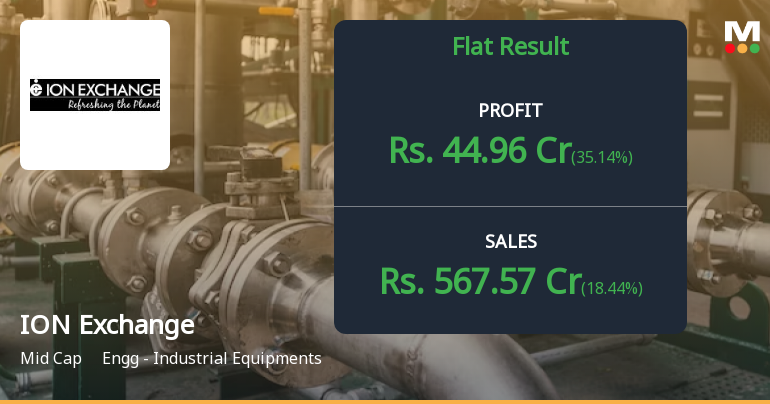 ION Exchange (India) Reports Flat Q1 FY25 Performance wit...