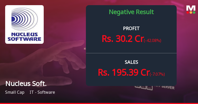 Nucleus Software Exports Reports Decline in Financial Performance for ...