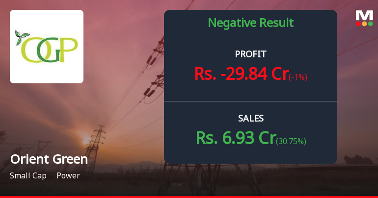 Orient Green Power Company's Q1 FY25 Financial Results Sh...