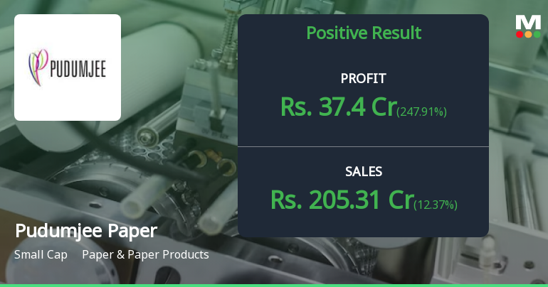 Pudumjee Paper Products Reports Strong Financial Performance in Q1 FY25