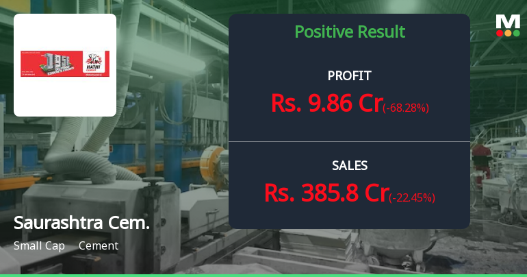 Saurashtra Cement's Q1 results show strong cash flow and ...