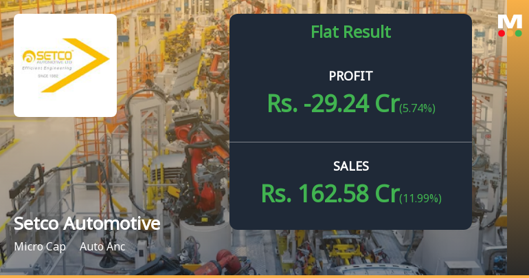 Setco Automotive Reports Flat Performance in Q1 FY25, But Shows Growth ...