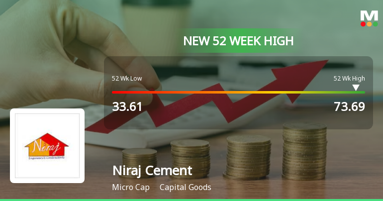 Niraj Cement Structurals' Stock Surges to 52-Week High, C...