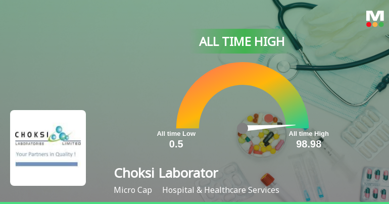 Choksi Laboratories Experiences Revision in Its Stock Evaluation Amid Strong Performance