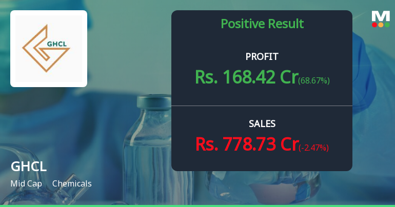 GHCL Reports Strong Profit Growth Amid Declining Net Sales in Q4 2024