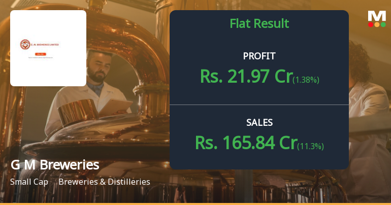 G M Breweries Reports Revision in Score Following Q3 FY24-25 Financial ...